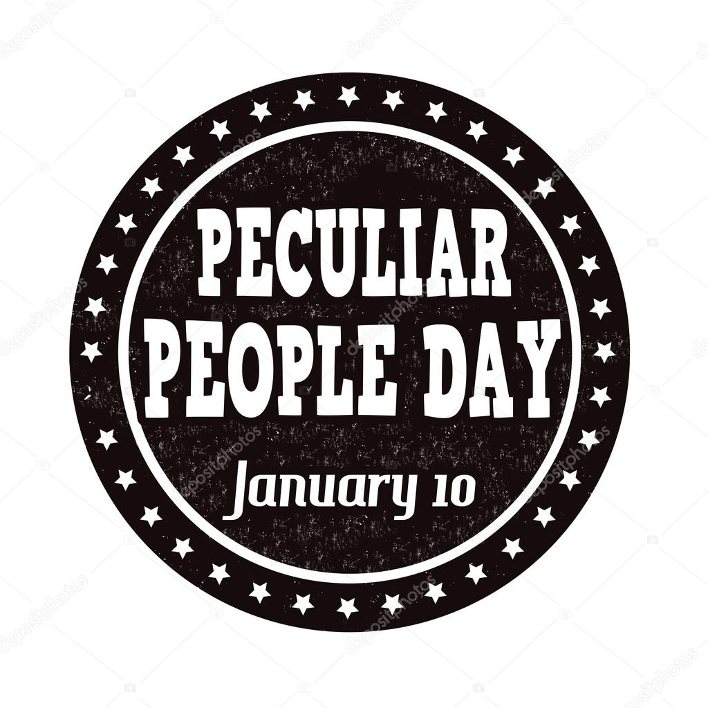 Peculiar people day stamp Stock Vector Image by ©roxanabalint #61412271