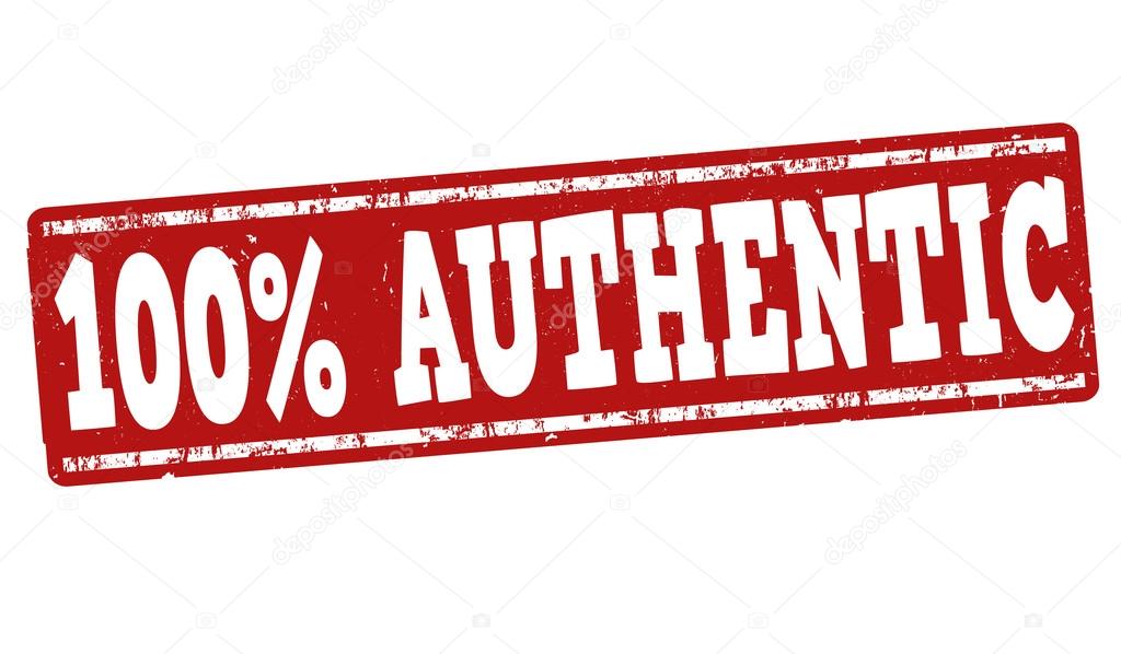 100 percent authentic stamp Stock Vector by ©roxanabalint 62563977