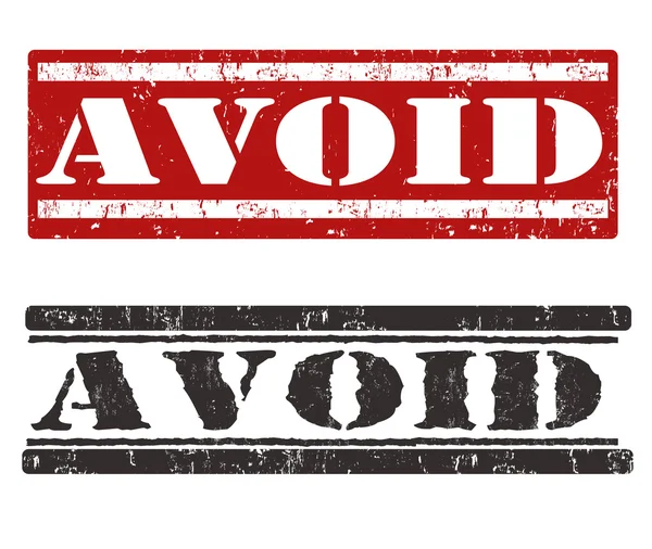Avoid stamp Vector Images | Depositphotos