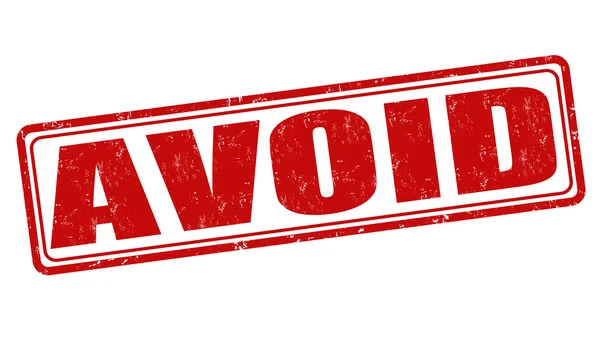 Avoid stamp Vector Images | Depositphotos
