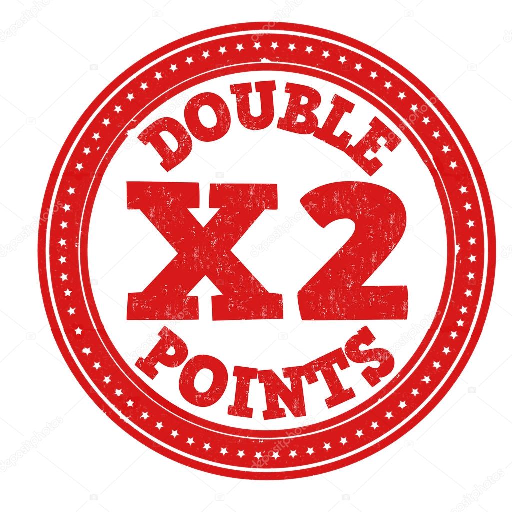 Earn x2 double points stamp Stock Vector by ©roxanabalint 64027677 Earn x2 double points stamp Stock Vector by ©roxanabalint 64027677