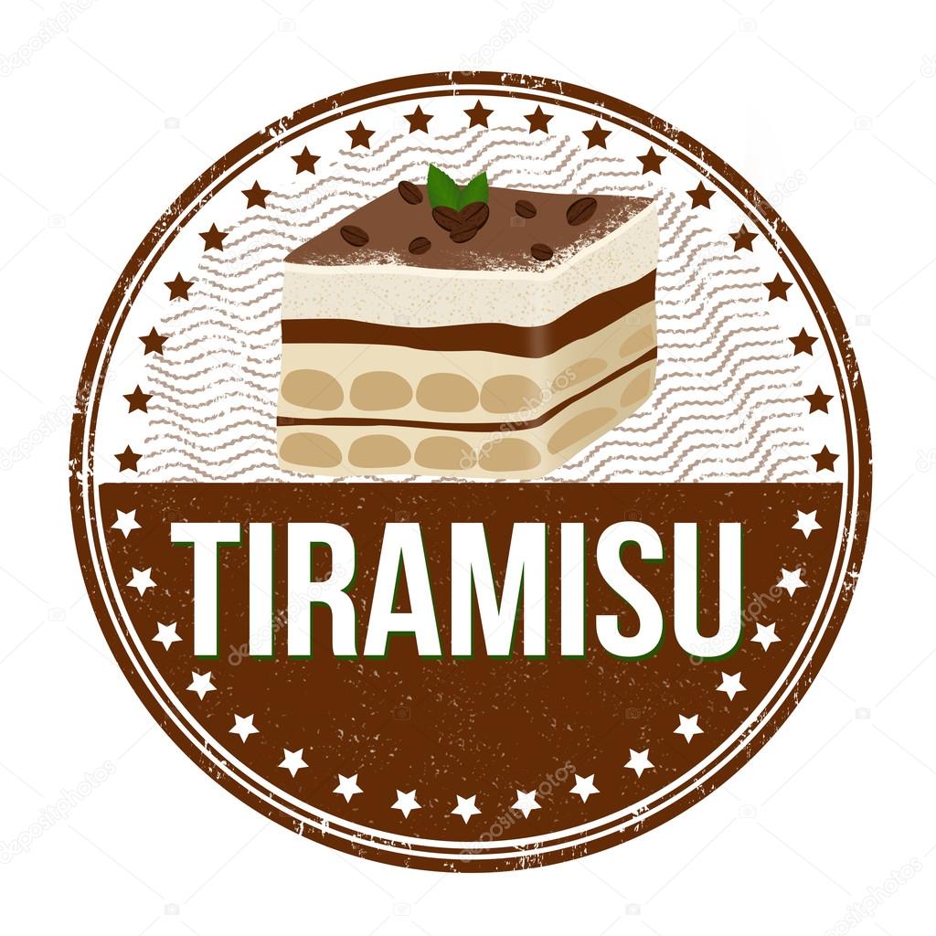 Tiramisu stamp Stock Vector by ©roxanabalint 66352567