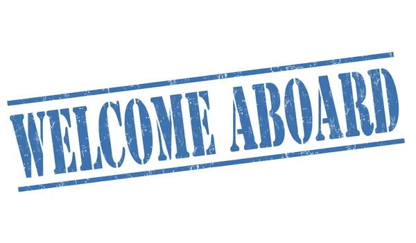 Welcome aboard stamp Stock Vector by ©roxanabalint 31061061