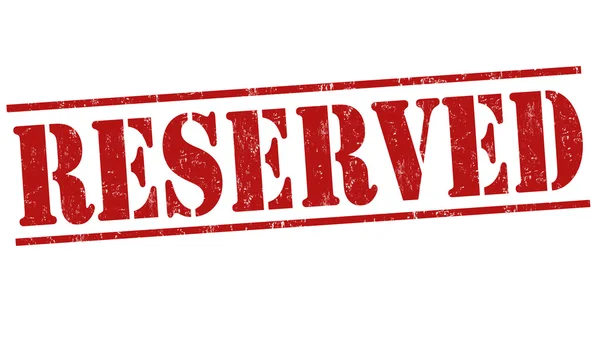 Reserved sign Vector Art Stock Images | Depositphotos