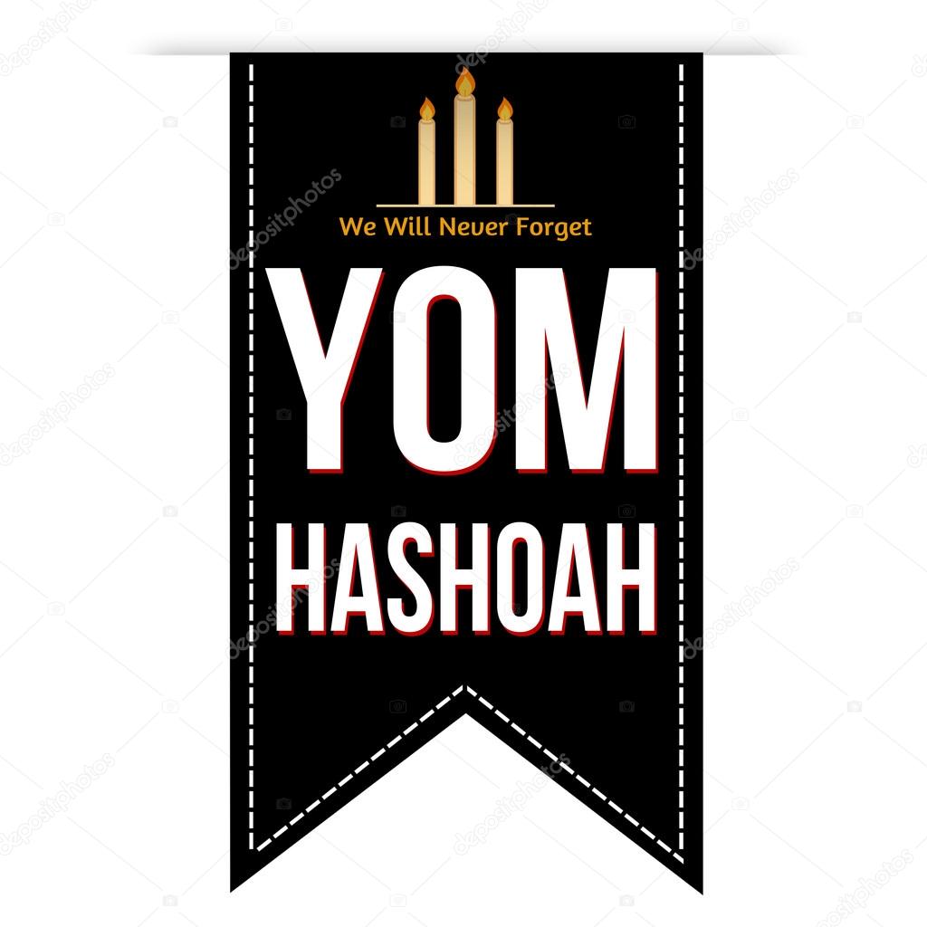 Jewish Yom HaShoah banner design Stock Vector Image by ©roxanabalint ...