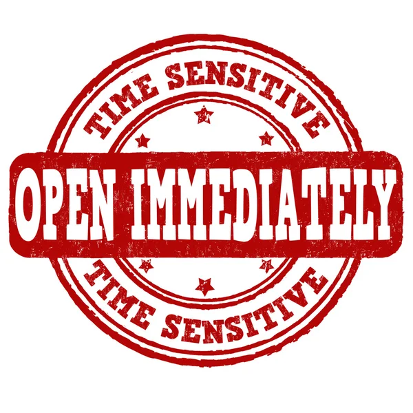 Open immediately stamp Vector Art Stock Images | Depositphotos