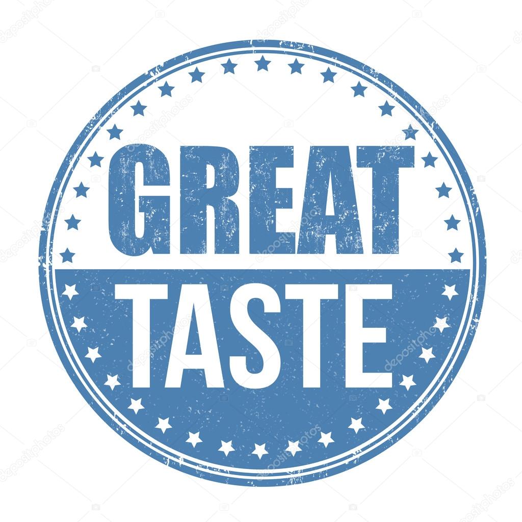 Great taste stamp Stock Vector by ©roxanabalint 72643201