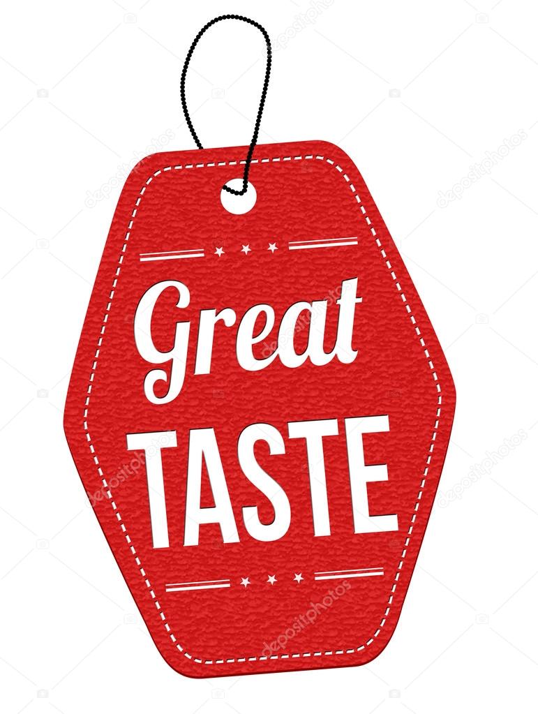 Great taste label or price tag Stock Vector Image by ©roxanabalint ...