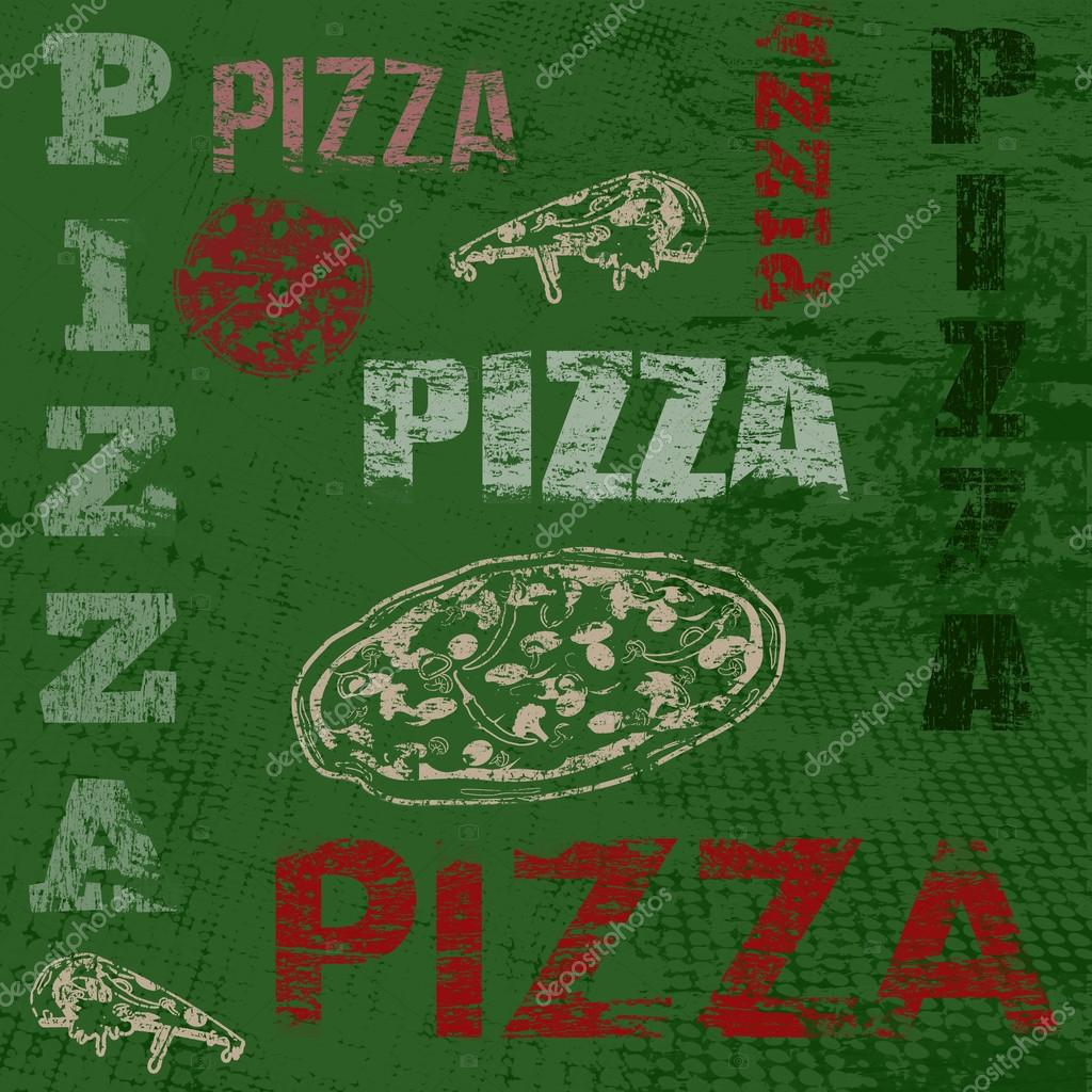 Pizza retro poster Stock Vector by ©roxanabalint 76822483
