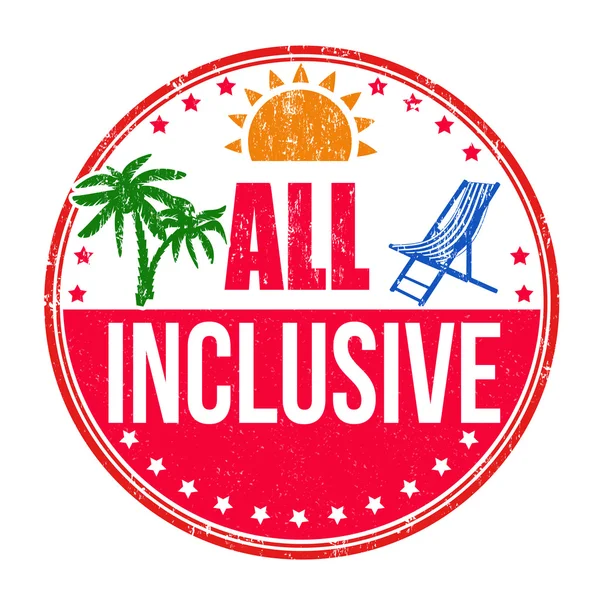 All inclusive stamp Stock Illustration by ©roxanabalint #78591982