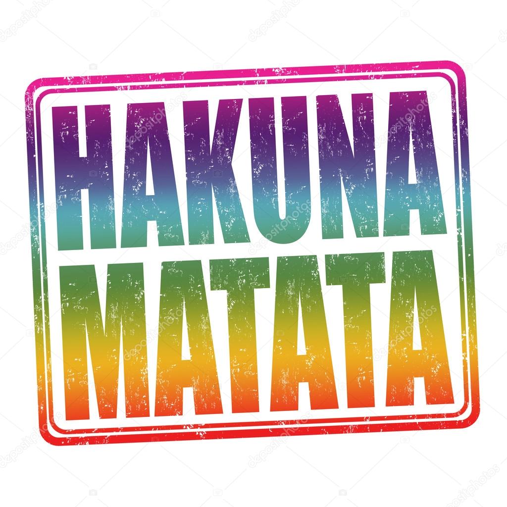 Hakuna Matata stamp Stock Vector by ©roxanabalint 79198712