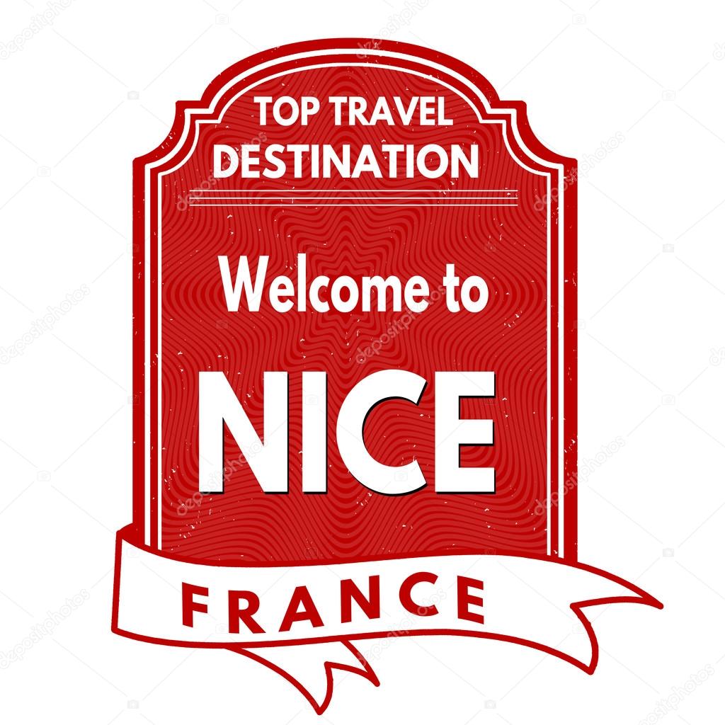 Welcome to Nice stamp Stock Vector Image by ©roxanabalint #80561368