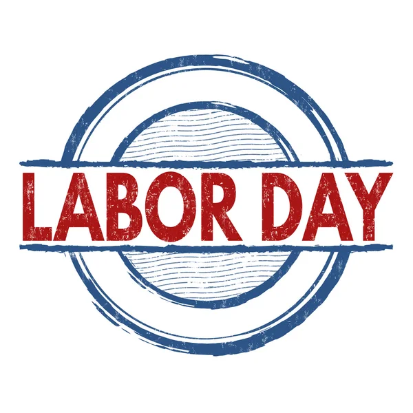 Happy Labor day stamp Stock Vector by ©roxanabalint 80732090