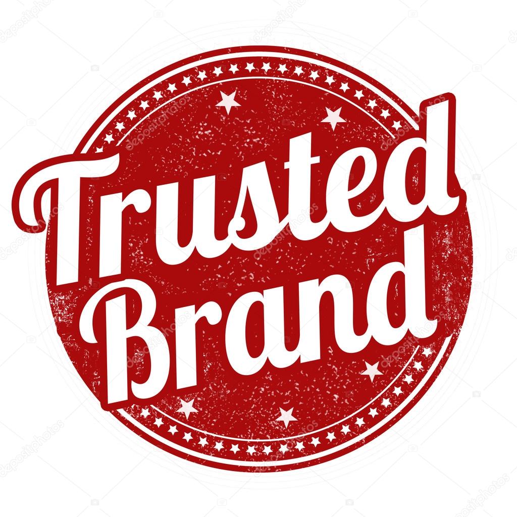 Trusted brand stamp Stock Vector Image by ©roxanabalint #81834834