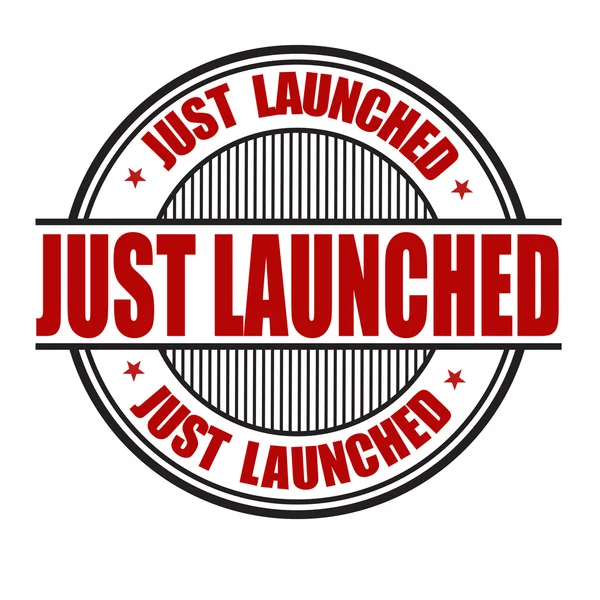 Just launched stamp Stock Vector by ©roxanabalint 91329514