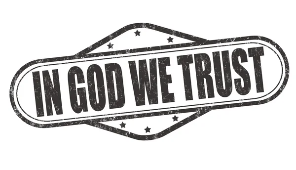We trust in god Vector Art Stock Images | Depositphotos