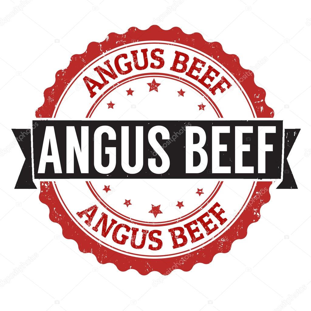 Angus beef stamp Stock Vector Image by ©roxanabalint #97257636