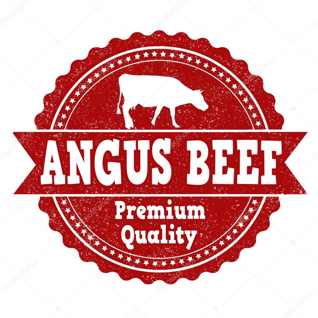 Angus beef stamp Stock Vector Image by ©roxanabalint #97268928