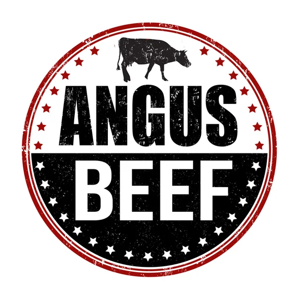 Angus beef stamp Stock Vector Image by ©roxanabalint #97257320
