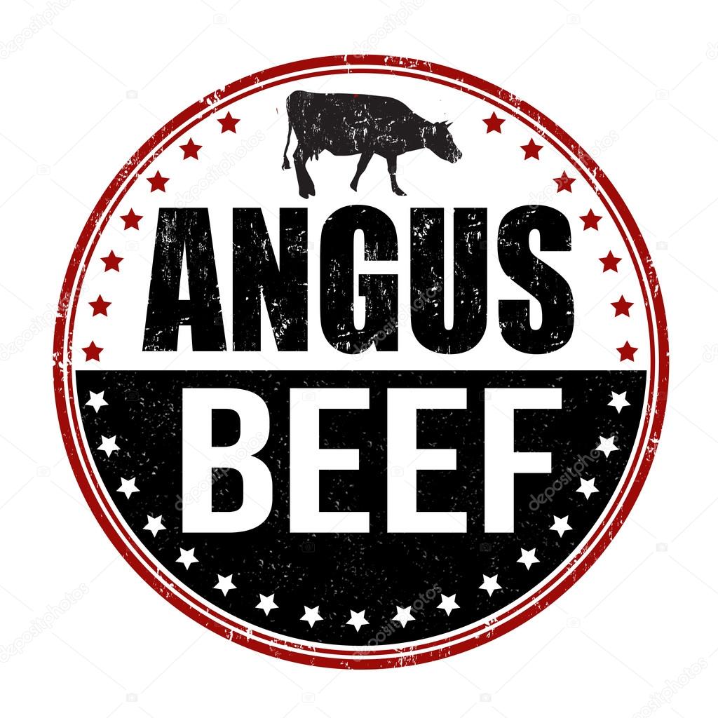 Angus beef stamp Stock Vector Image by ©roxanabalint #97285686