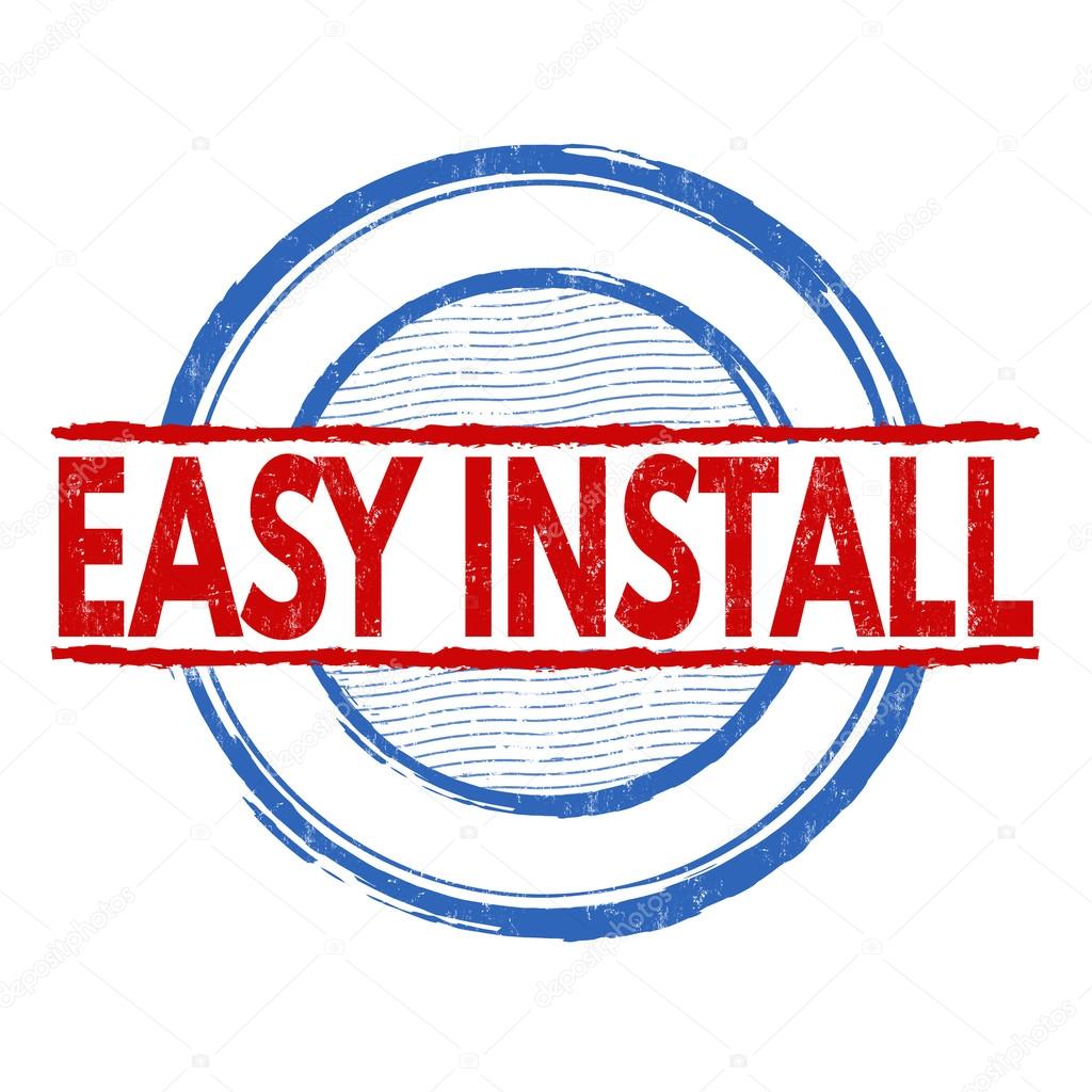 Easy install stamp Stock Vector Image by ©roxanabalint #99305840