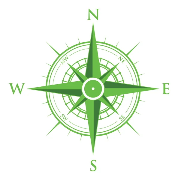 Compass Rose Illustration — Stock Vector © smarques27 #10017518