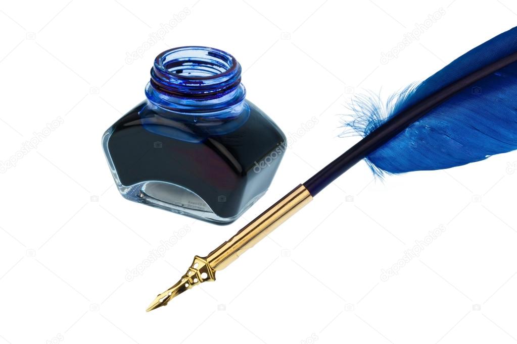 Blue Quill Pen