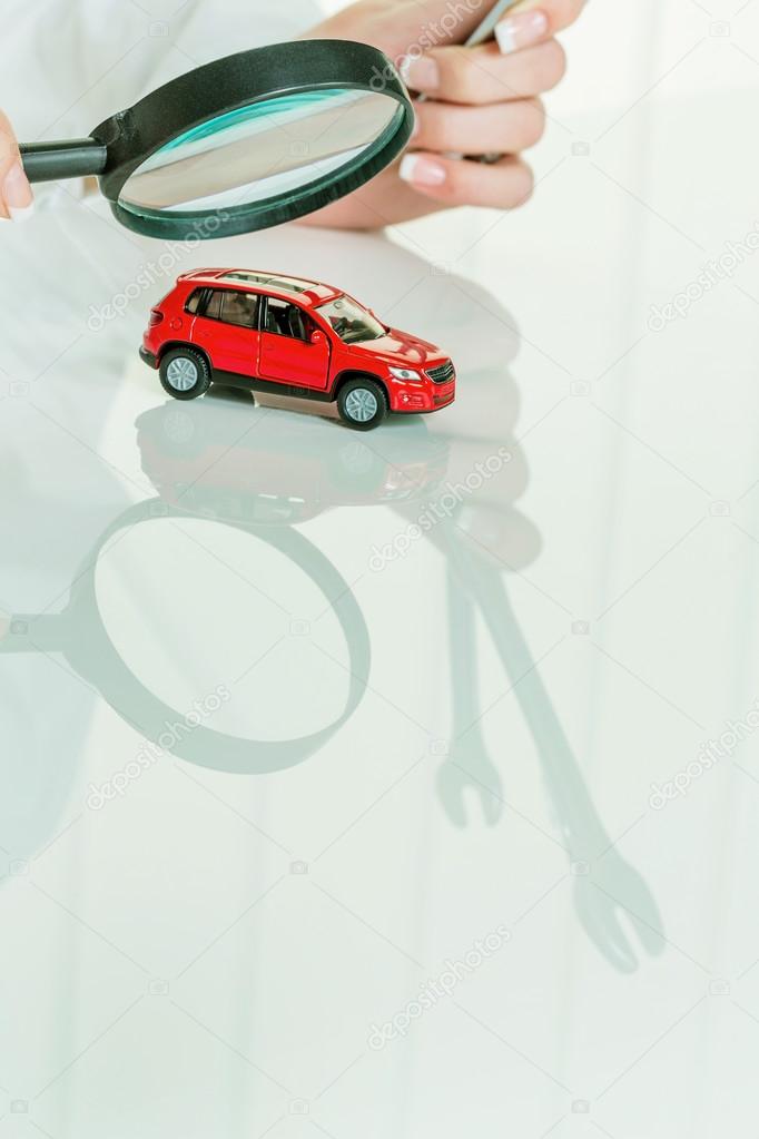 Car is being examined by doctor — Stock Photo © ginasanders #59898267