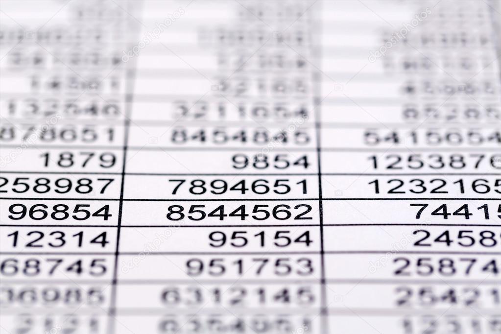 Statistics and tables Stock Photo by ©ginasanders 65280985