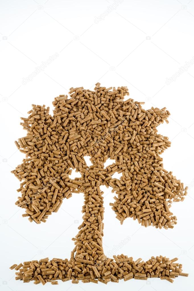 Tree of pellets for heating and heat Stock Photo by ©ginasanders 84475888