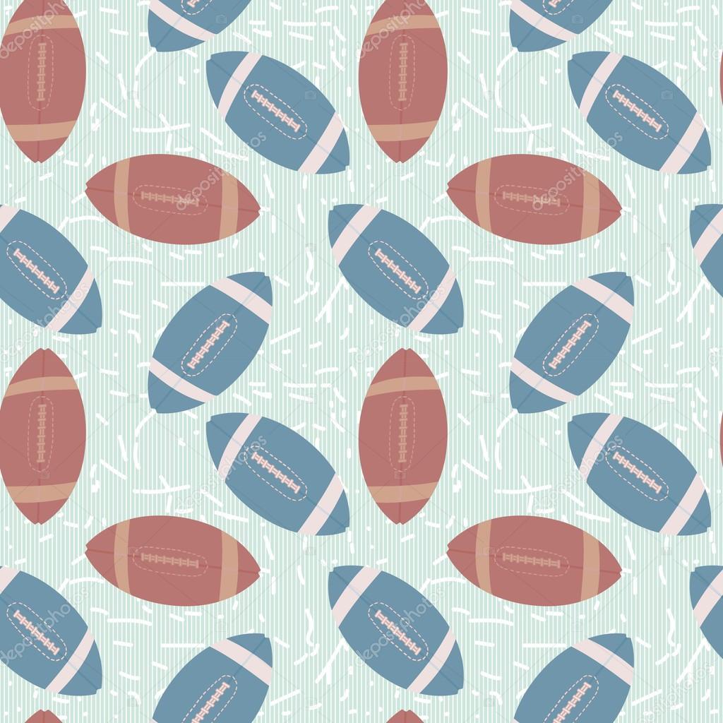 Rugby balls on green background Stock Vector Image by ©TomArt #64673409