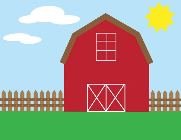 100,000 Red barn Vector Images | Depositphotos