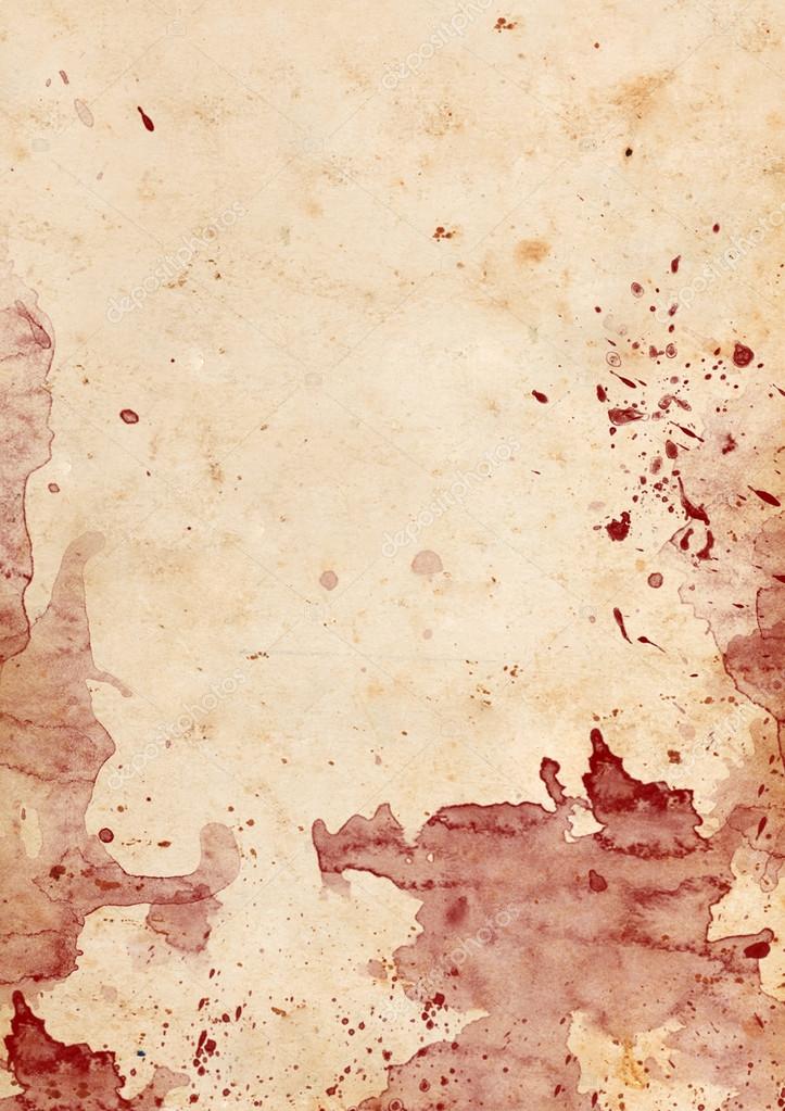 Old paper with messy blood stains Stock Illustration by ©exshutter ...
