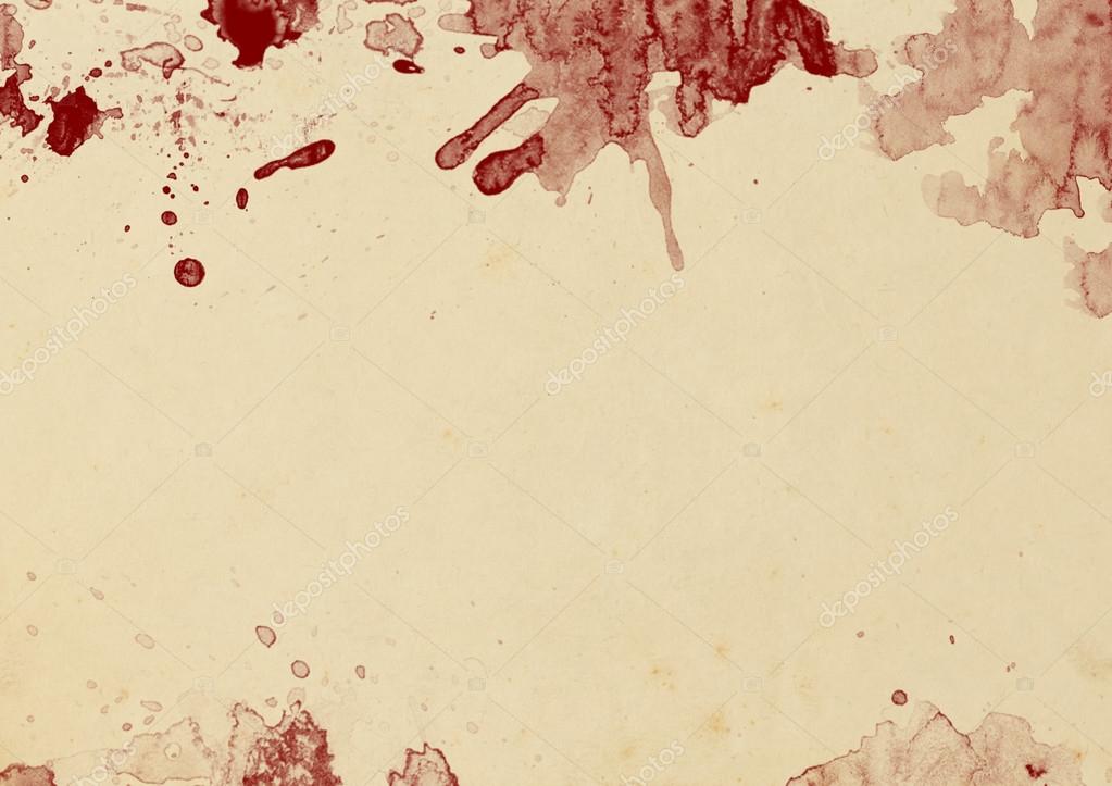Old paper with messy blood stains Stock Photo by ©exshutter 102465016
