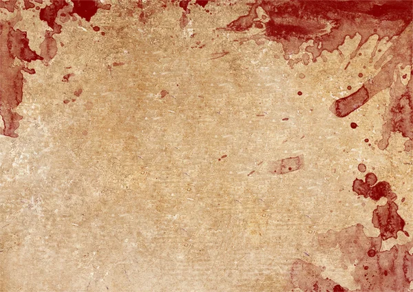 Vintage paper with red bloody stains Stock Photo by ©exshutter 103239744