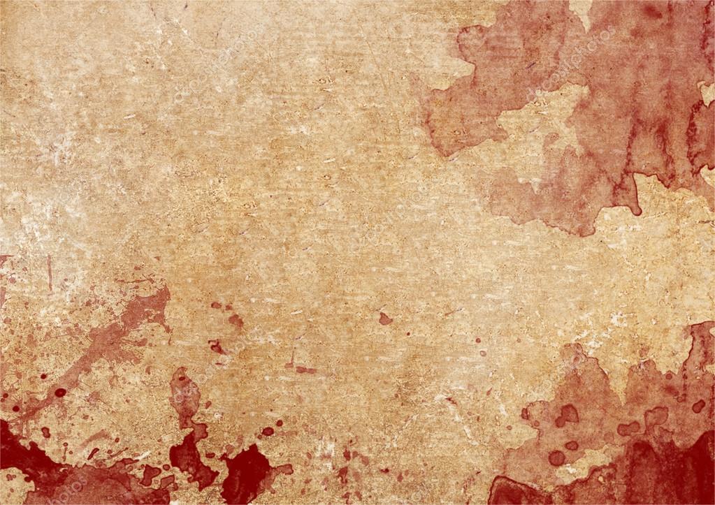 Vintage paper with red bloody stains Stock Illustration by ©exshutter ...
