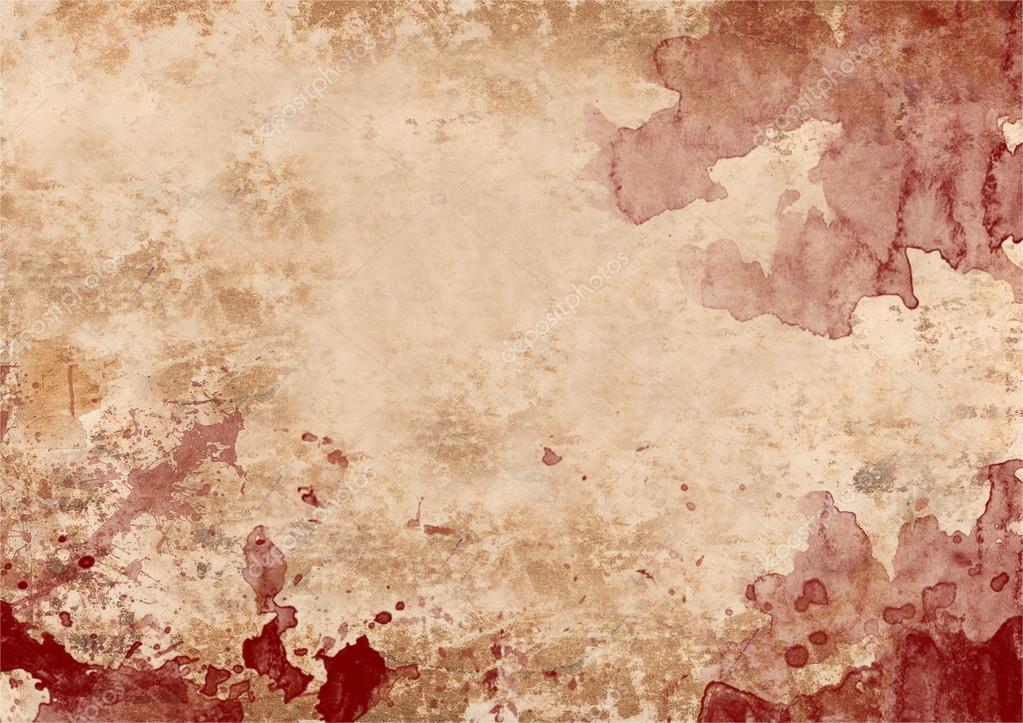 Old paper with blood stains Stock Illustration by ©exshutter #103240082