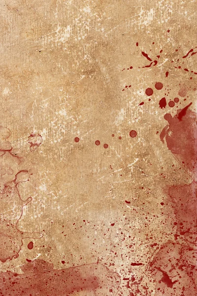 Weathered crumpled paper with blood stains Stock Illustration by ...