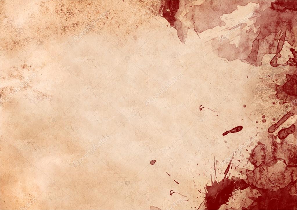 Old paper texture with red blood stains Stock Illustration by ...