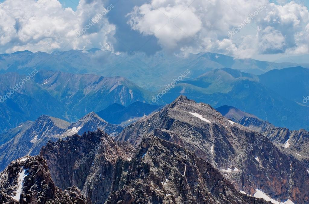 Mountain landscape from Aneto Peak, Spain Stock Photo by ©Byelikova ...