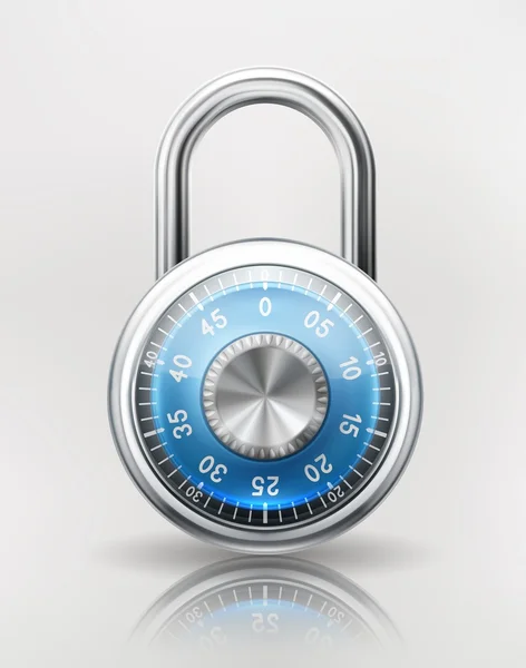 Combination pad lock Stock Vector Image by ©ladyann #16968963