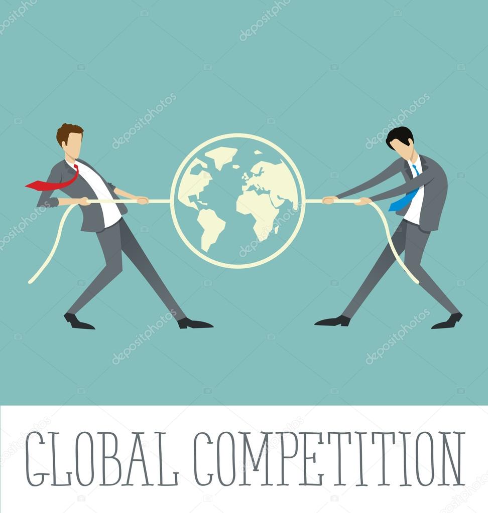 Concept of global competition Stock Vector Image by ©leedsn #108623400