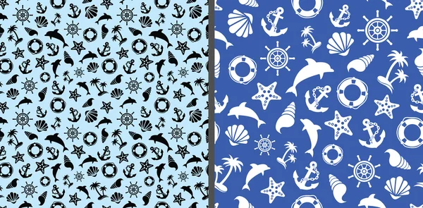 Pola pantai Vektor Stok, Ilustrasi Pola pantai Bebas Royalti ...