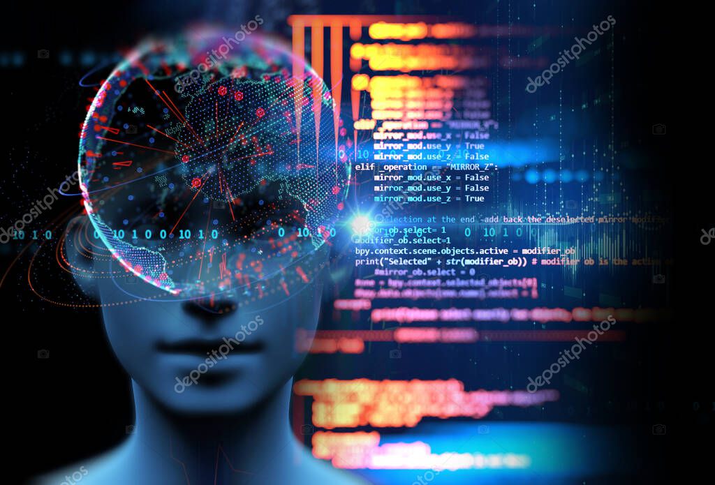 Programación de código abstracto tecnología de fondo de desarrollador ...