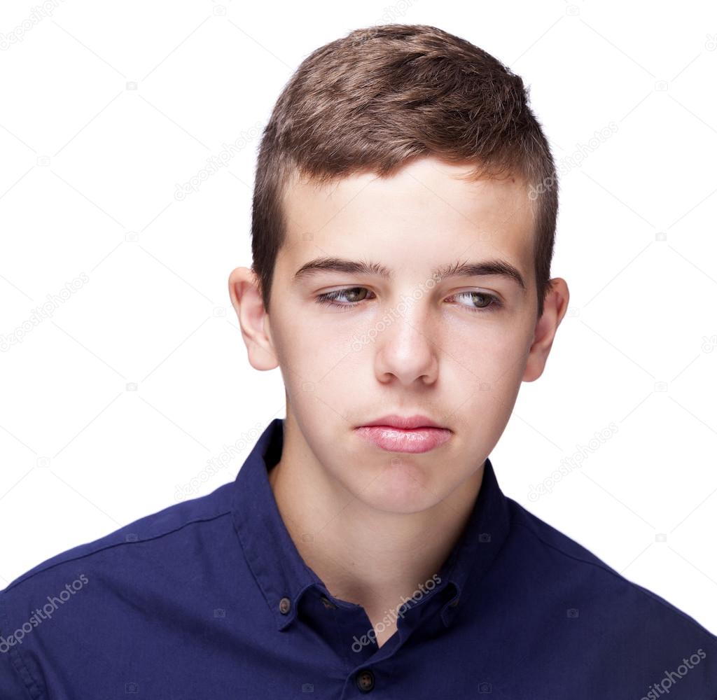 Boy looking sad — Stock Photo © cristovao #87946436