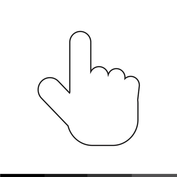 Middle finger up linear icon — Stock Vector © bsd #150020024