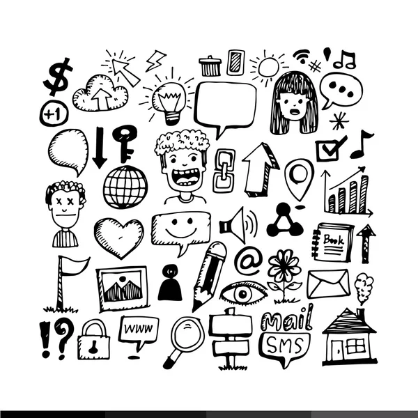 Hand draw Business doodles Illustration design Stock Vector Image by ... Hand draw Business doodles Illustration design Stock Vector Image by ...