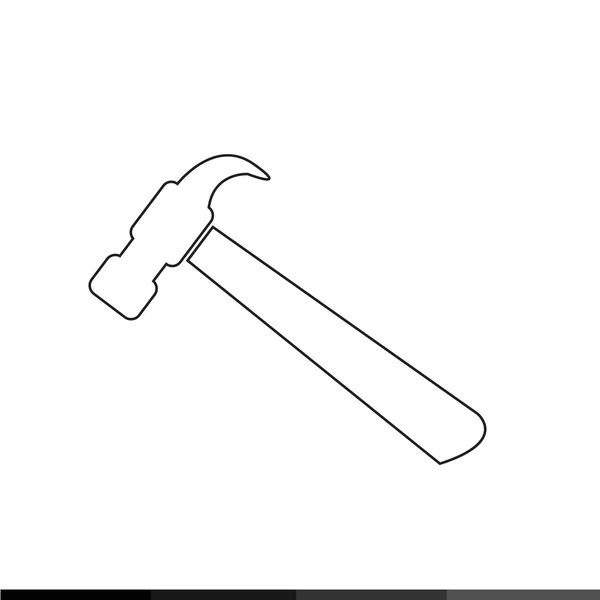 Hammer Icon Hammer Symbol Vector — Stock Vector © DMVector #305443684