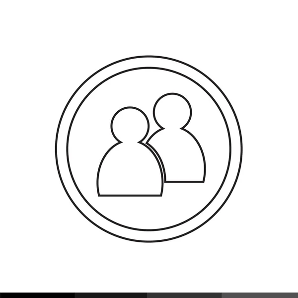 Simple people icon — Stock Vector © porjai #115169724