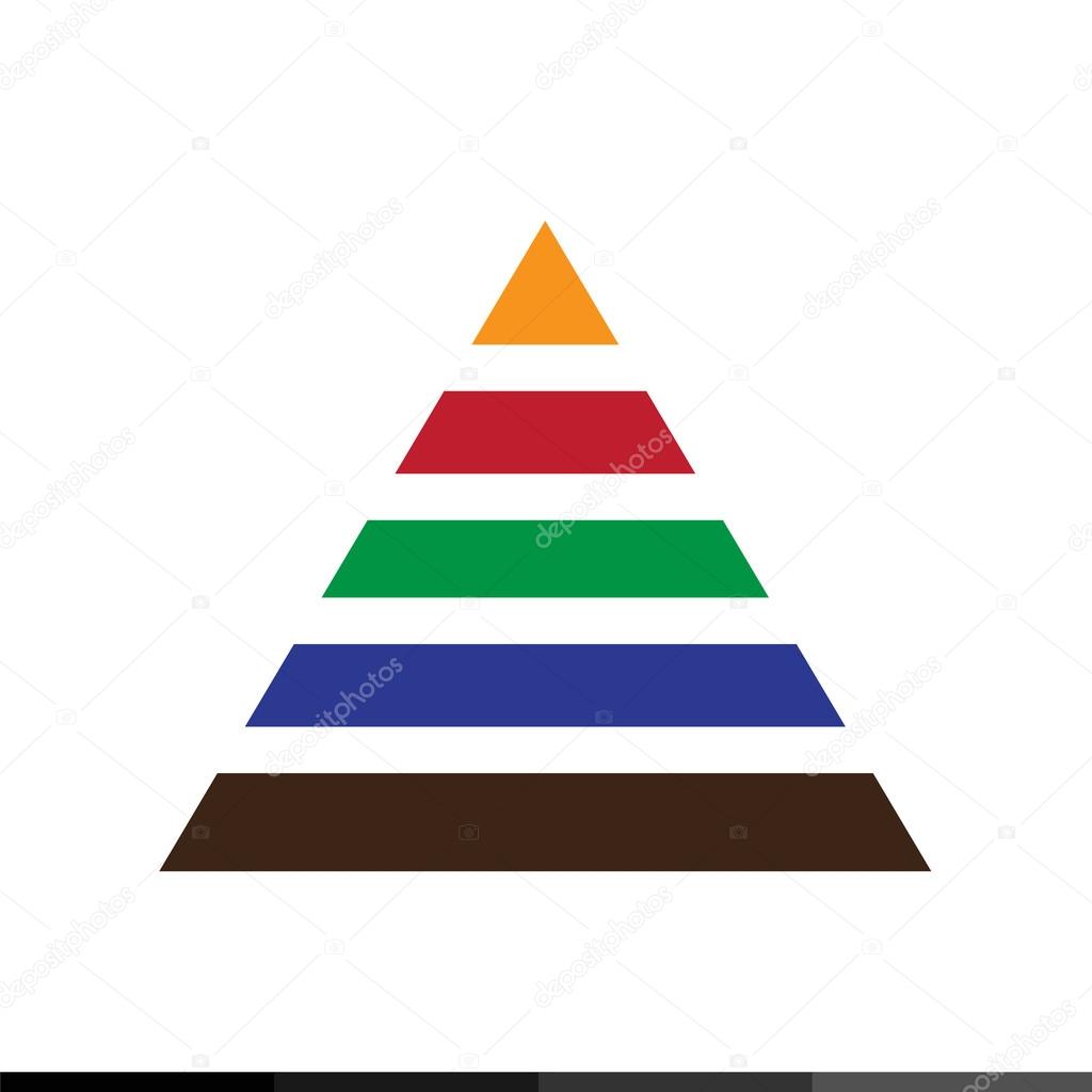 Simple Pyramid Icon — Stock Vector © porjai #115169142